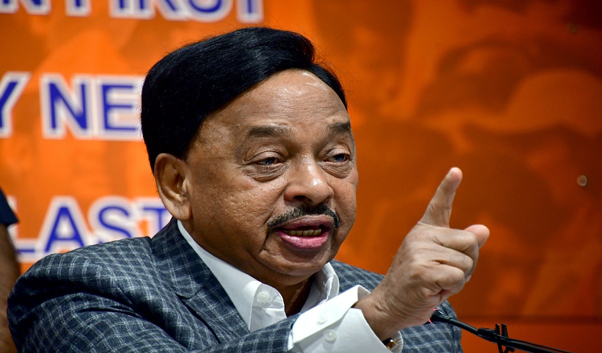 union minister narayan rane said uddhav left hindutva for cms post ...
