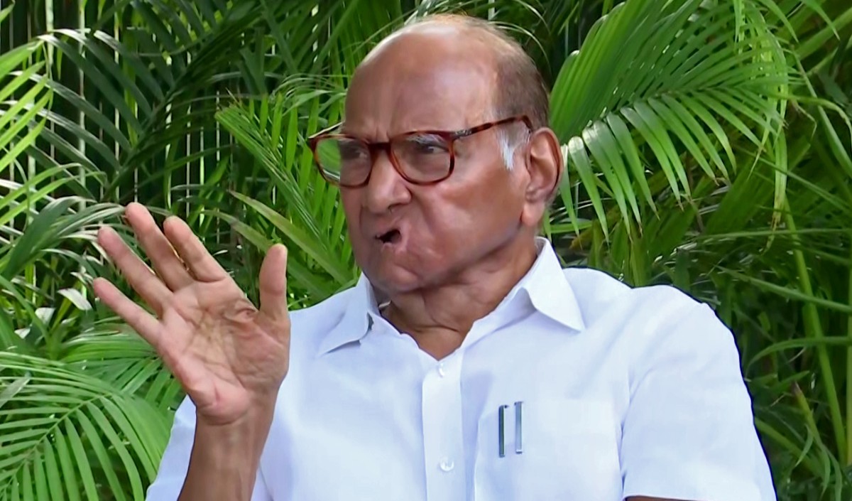 received love letter sharad pawar swipe at centre on tax notice ...