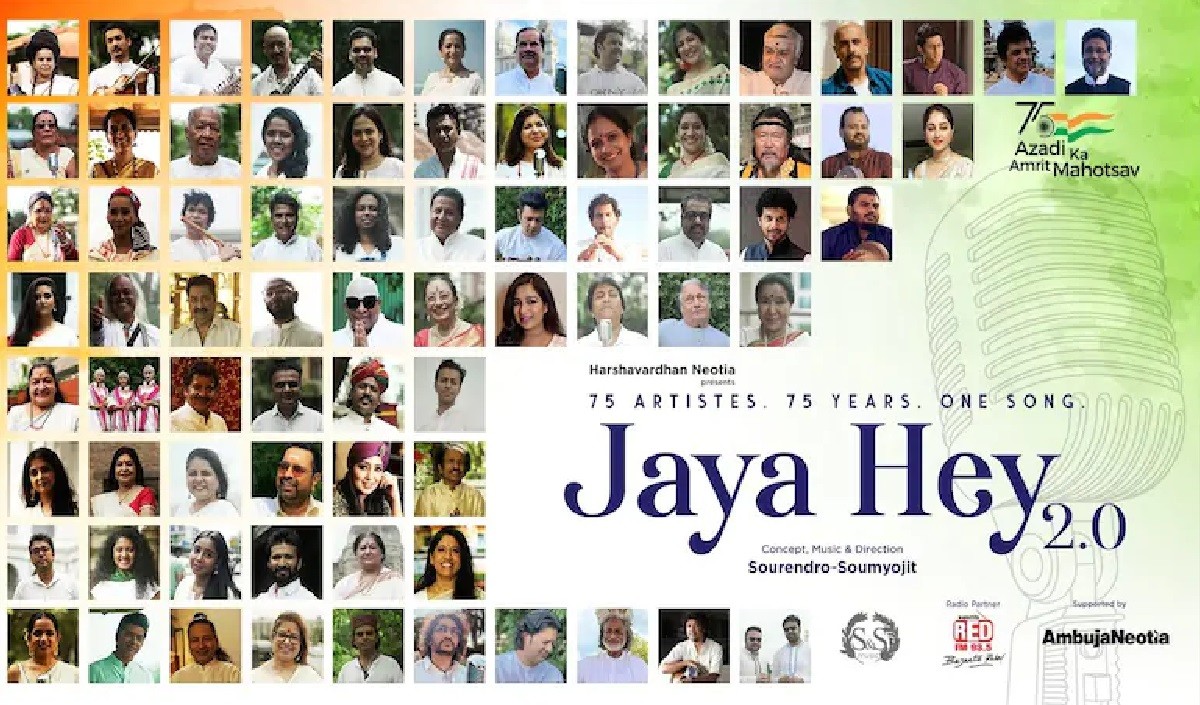jai he 2 release 75 singers including asha bhosle gave a great ...